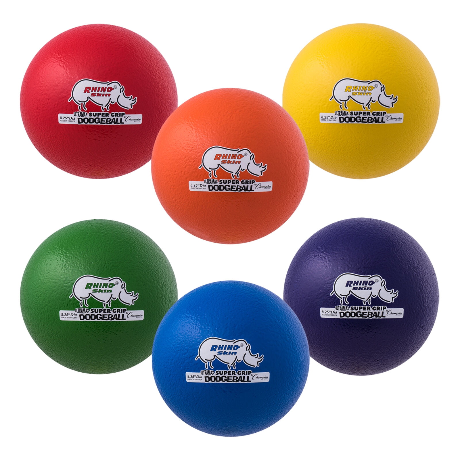 Champion Sports Rhino Skin Ultramax Ball Set, 8.5-Inch - Walmart.com