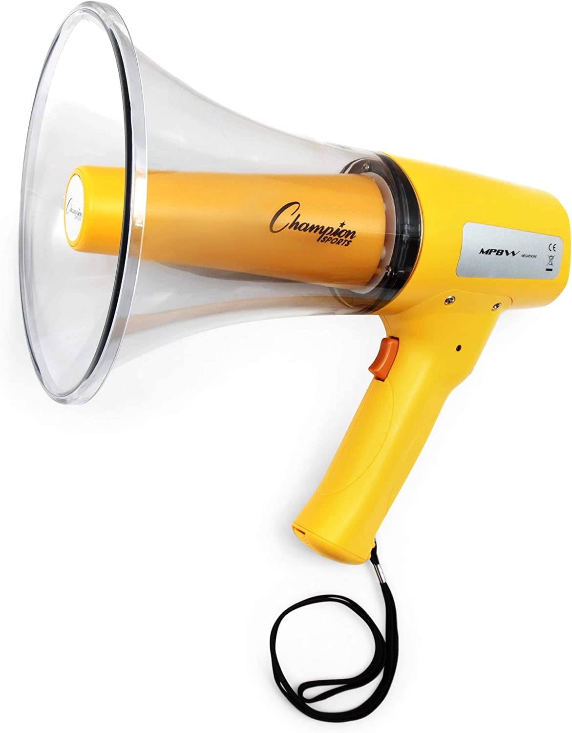 Champion Sports Megaphone with Siren, Handheld Microphone, Shoulder ...