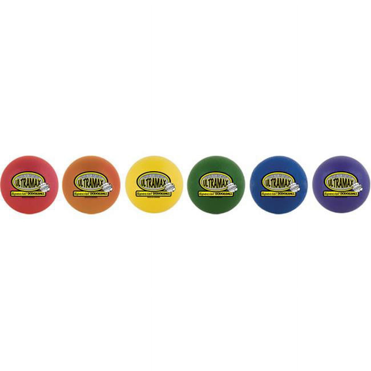 Champion Sports 8 in. Rhino Skin Ultramax Ball Set, Rainbow Color - Set ...