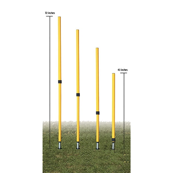 "Champion Sports Adjustable Agility Pole Set" - Walmart.com