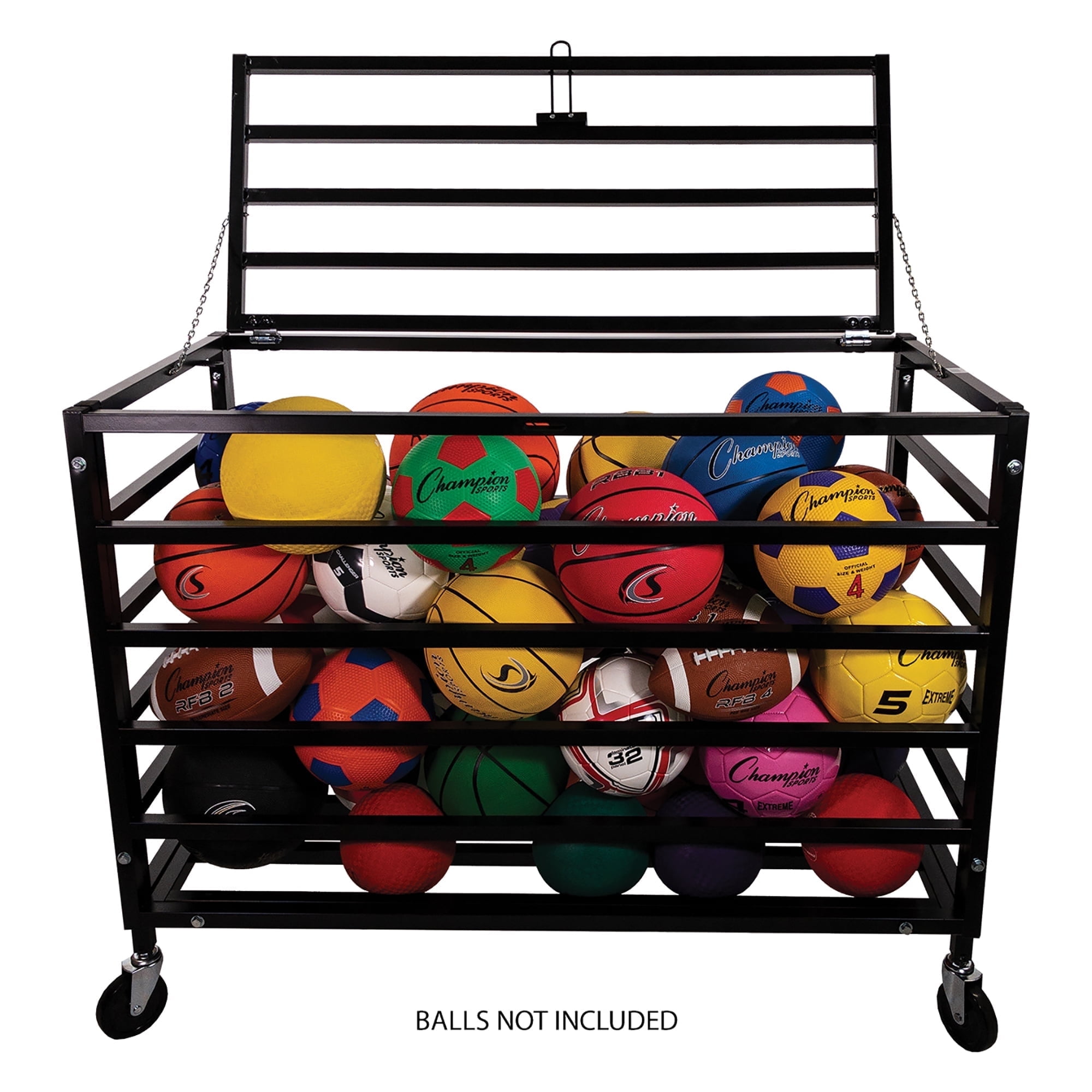 Champion Sports MBLX All Pro Ball Locker,Holds Up to 30 Balls - Walmart.com