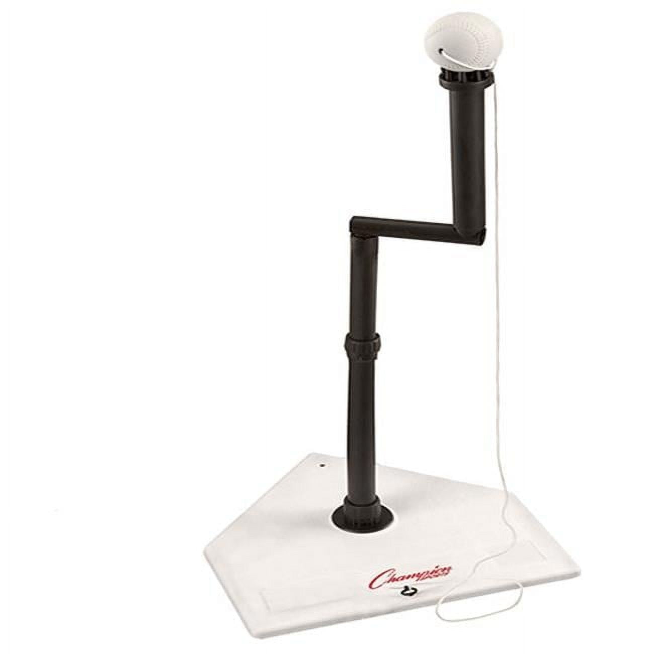 Champion Sports Batting Tee Trainer, Black & White - Walmart.com