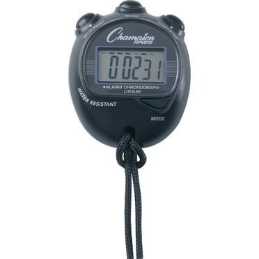 Champion Sports Stop Watch, Yellow - Walmart.com