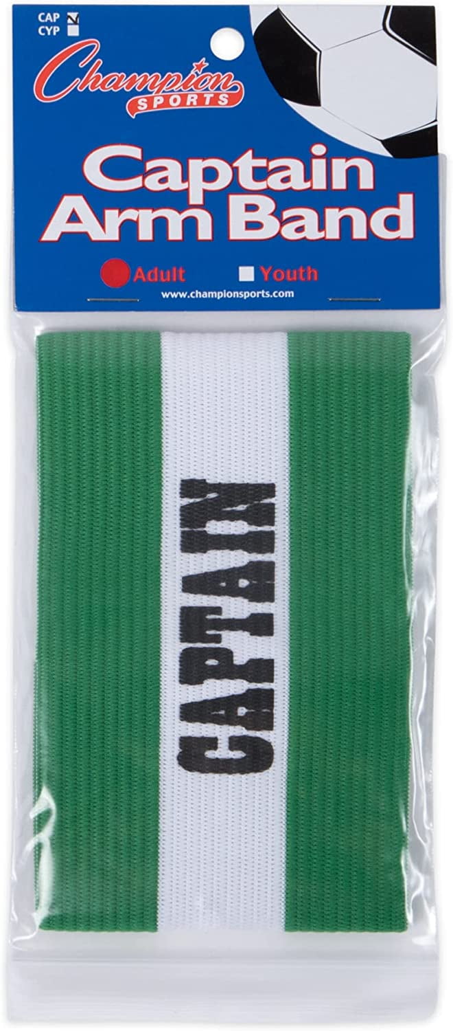 Champion Sports Soccer Captain's Arm Band, Green Color - Walmart.com