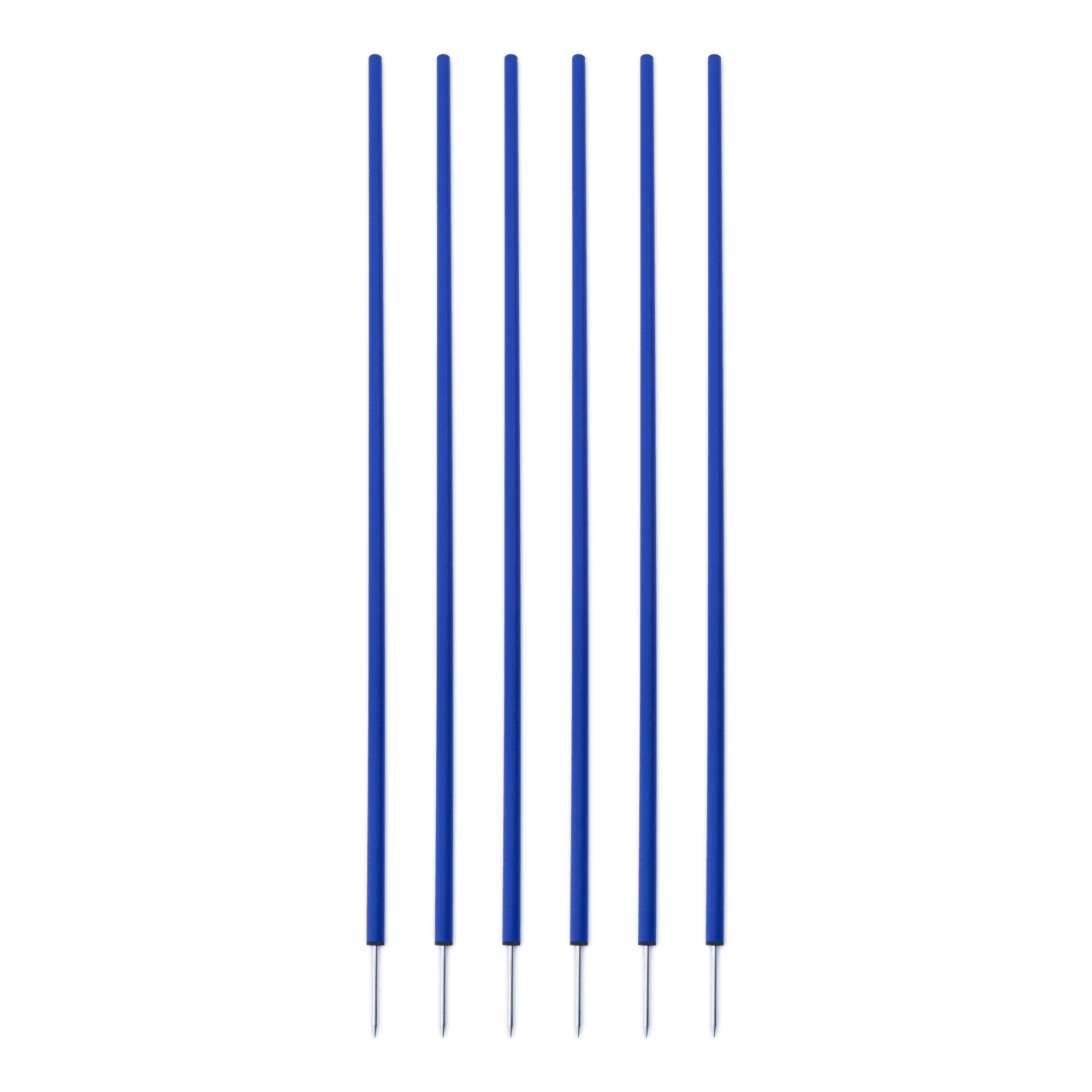 ChampionSportsCoachingSticksWithoutBase,Packof6,Blue,OneSize - Walmart.com