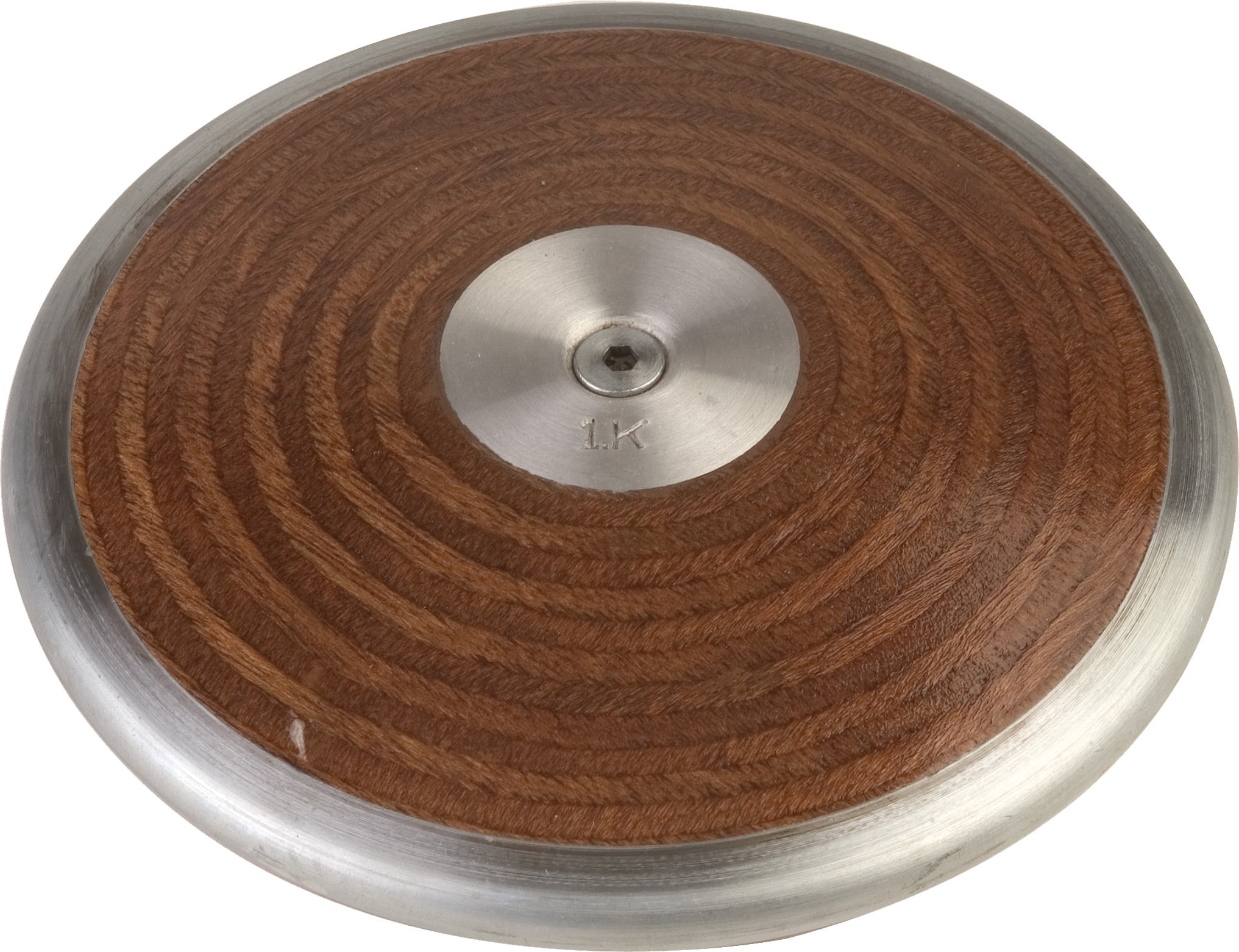 Champion Sports Competition Wood Practice Discus, Brown, 1.6 Kg ...