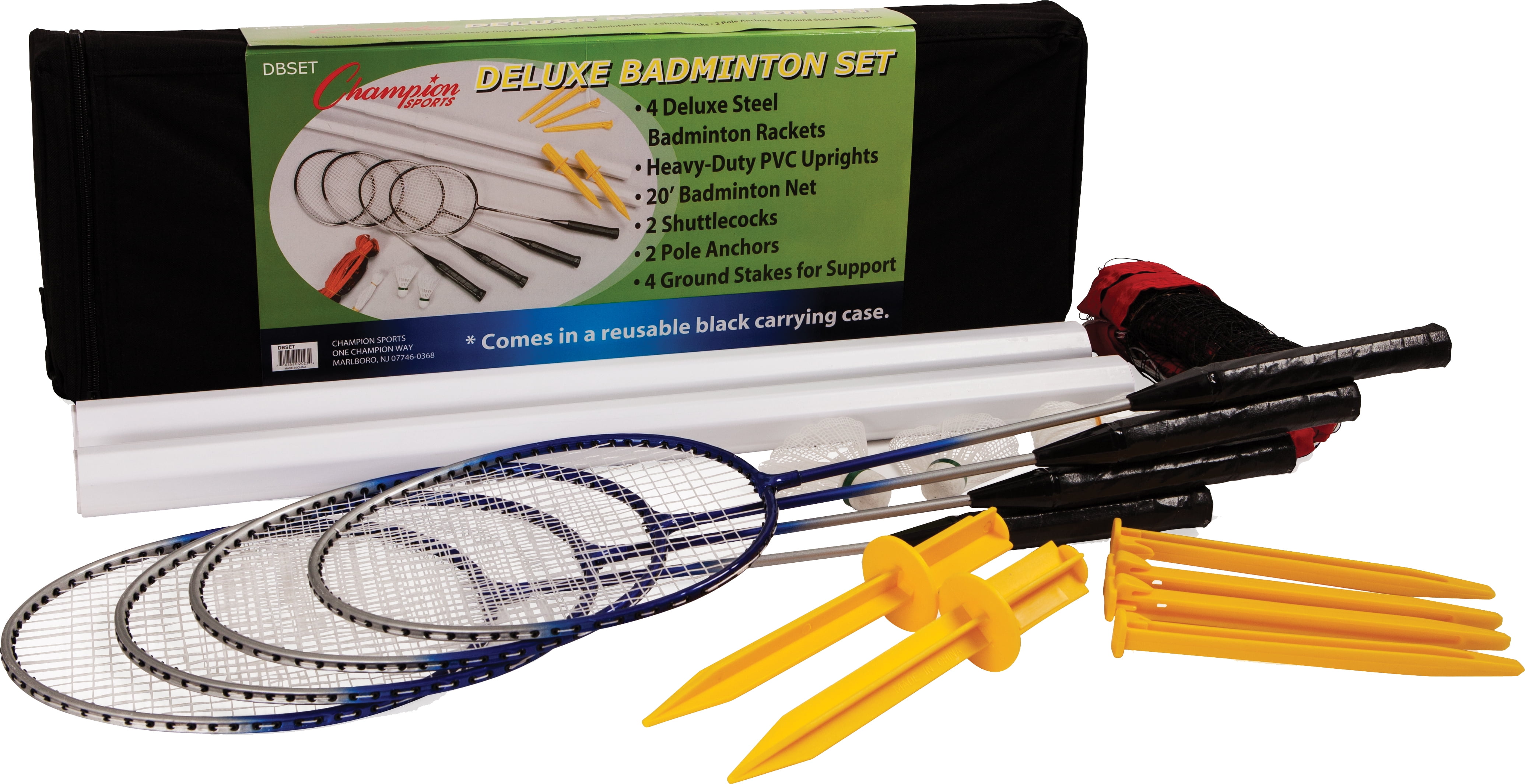 Champion Sports Deluxe Badminton Set - Walmart.com