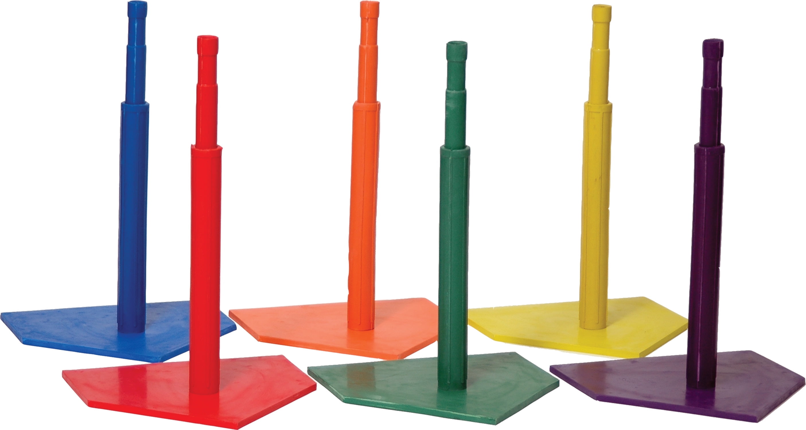 Champion Sports Deluxe Batting Tee Set - Mounted Adjustable Telescopic ...