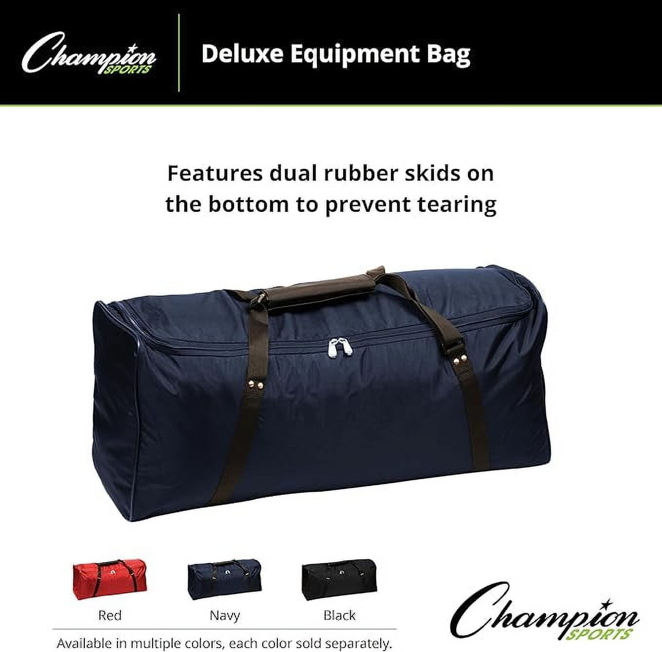 Champion Sports 420 Denier® Nylon Deluxe Equipment Bag with Strap and ...