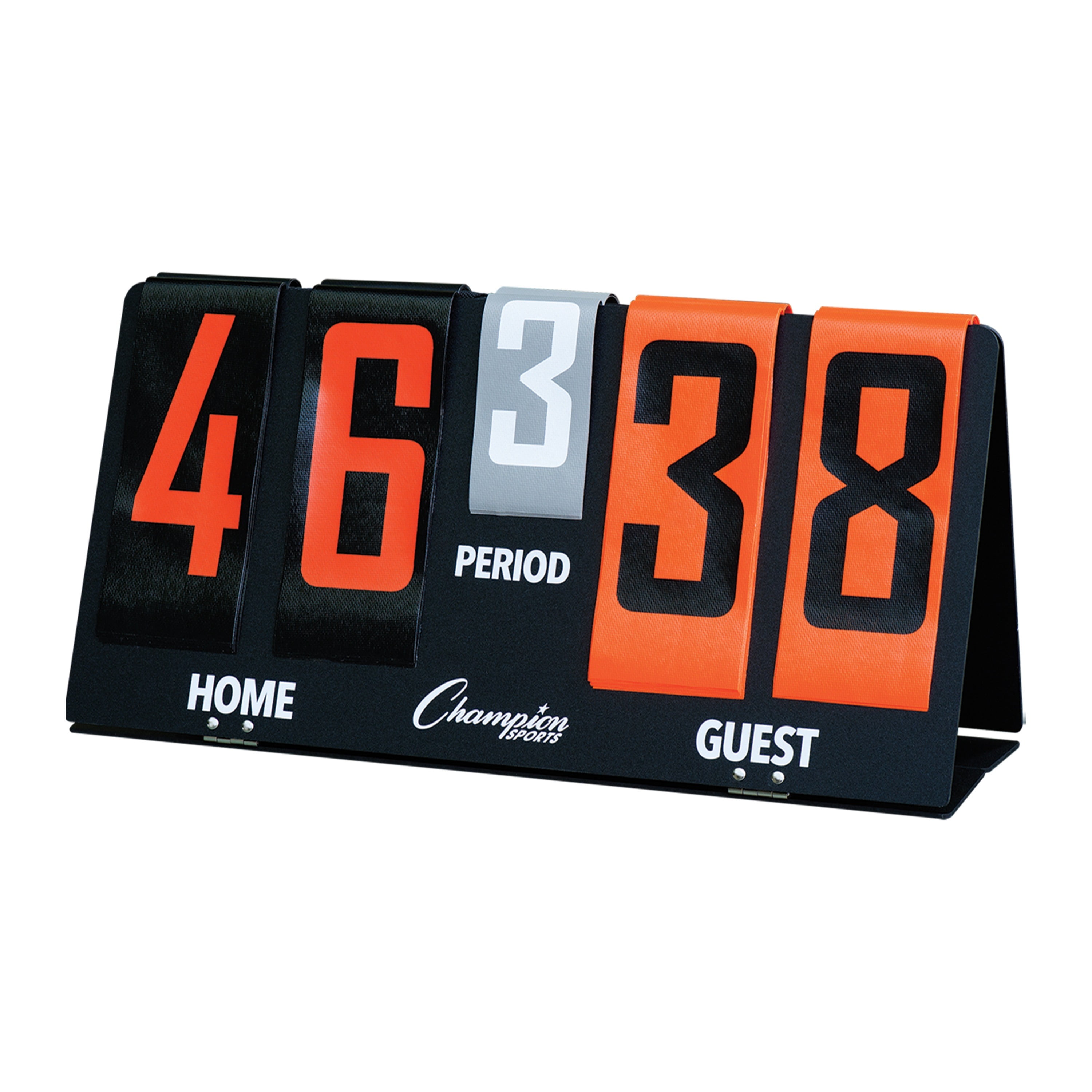 Champion Sports Deluxe Flip-A-Score Board/Timer, One Size, Bold Orange ...