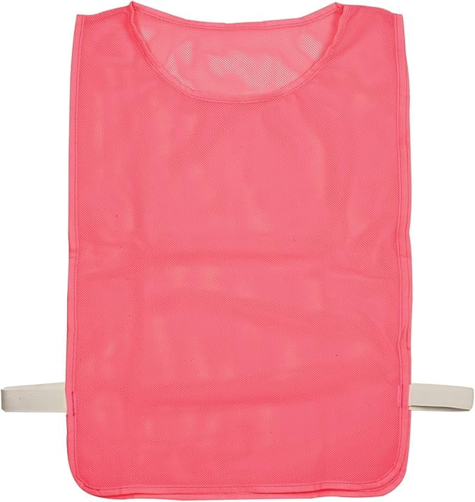 Champion Sports Deluxe Mesh Pinnie, Pack of 12, Neon Pink, Adult ...