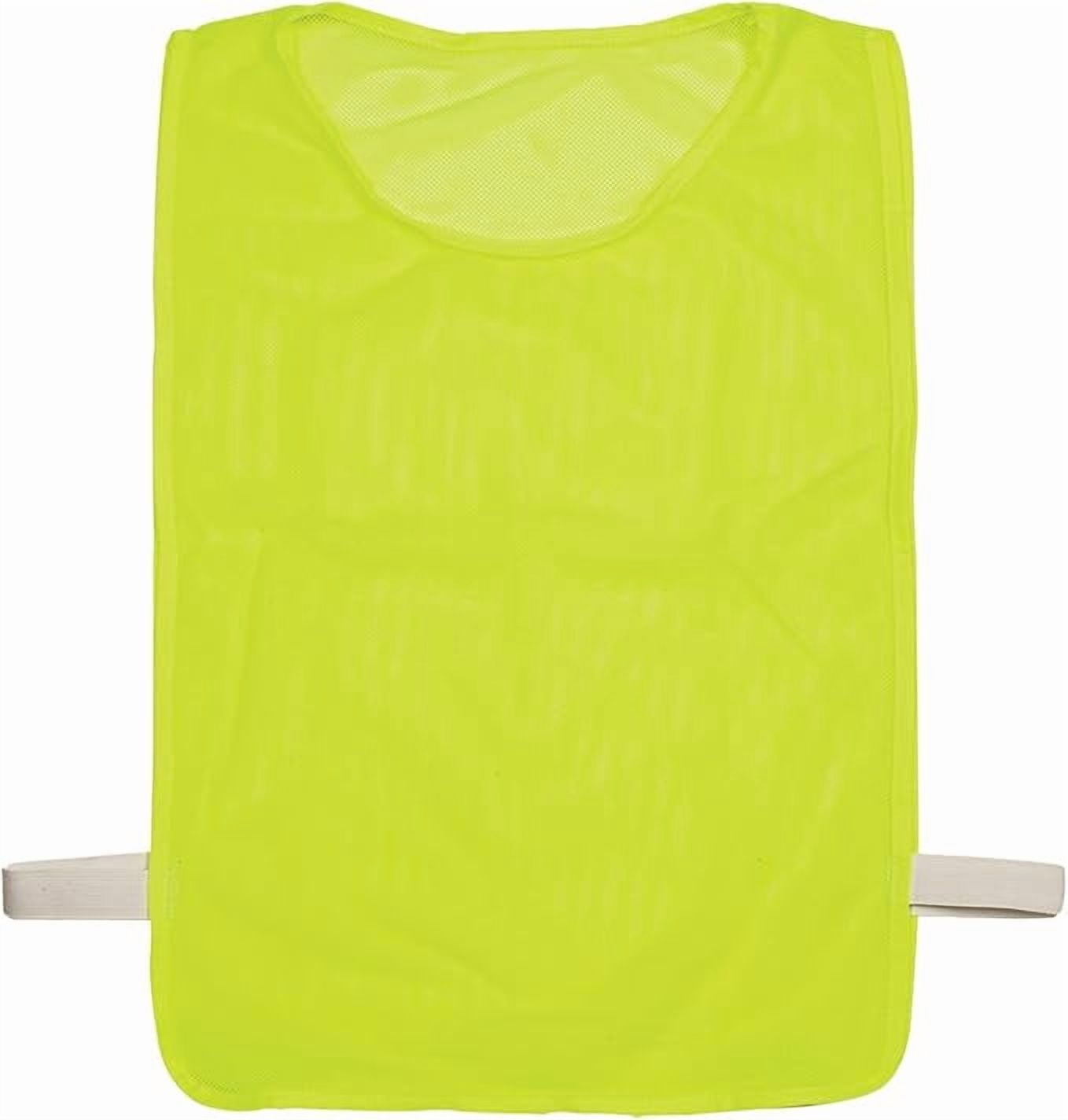Champion Sports Deluxe Mesh Pinnie, Pack of 12, Neon Yellow, Adult ...