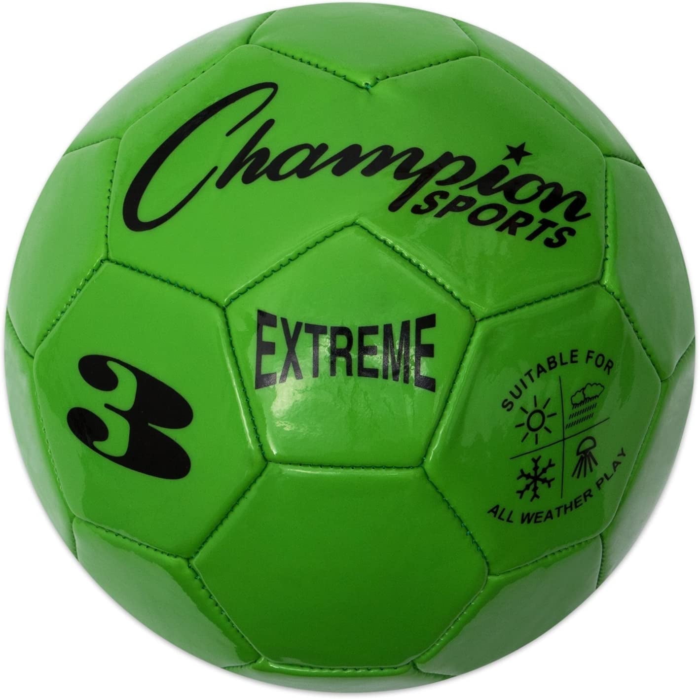Champion Sports Extreme Series Soccer Ball, Size 3 - Youth League, All ...