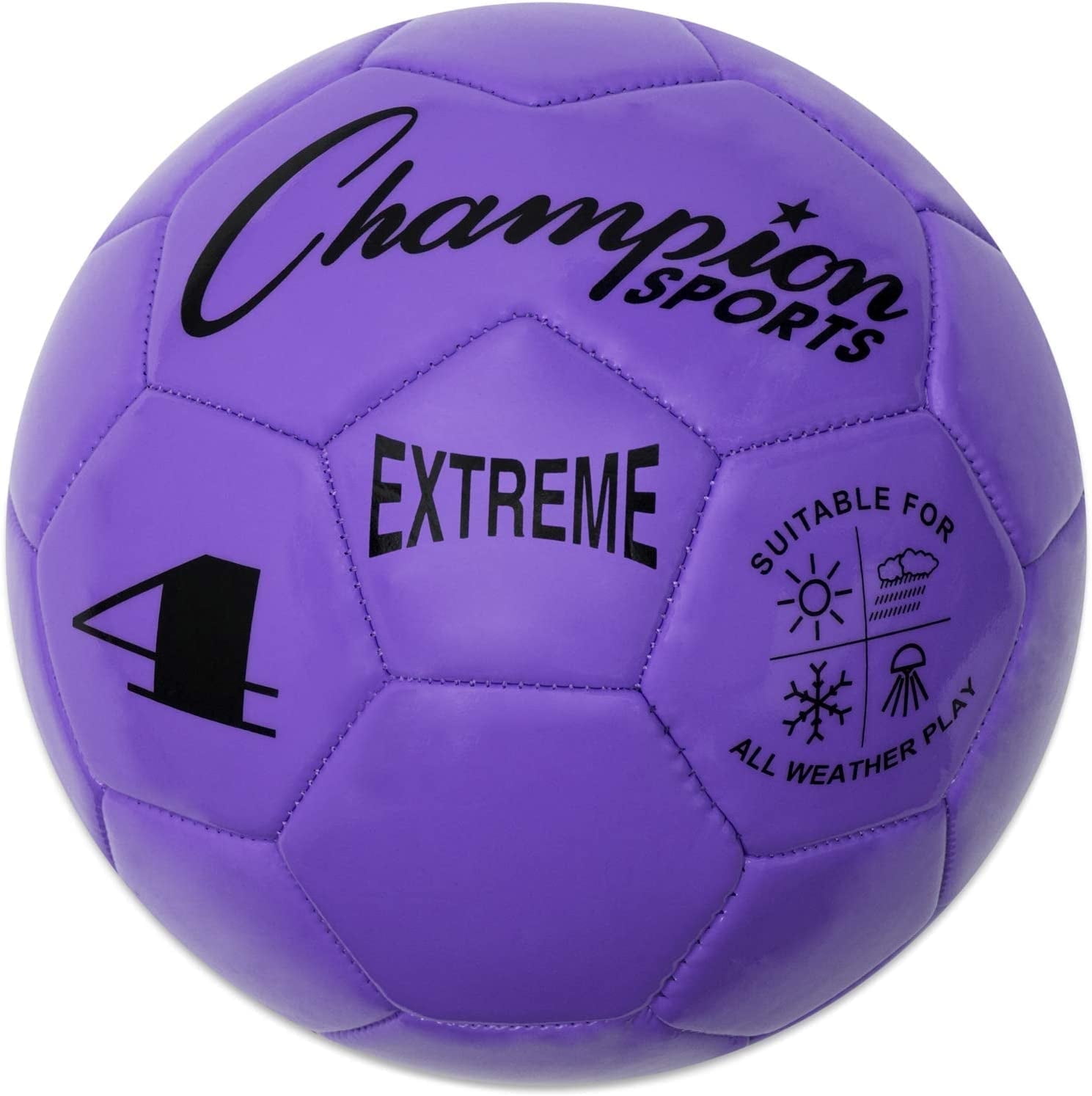 Champion Sports Extreme Series Soccer Ball, Size 4 - Youth League, All ...