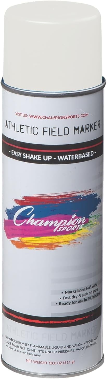 Champion Sports Field Marking Paint, White, 20 Fl Oz (Pack of 12 ...