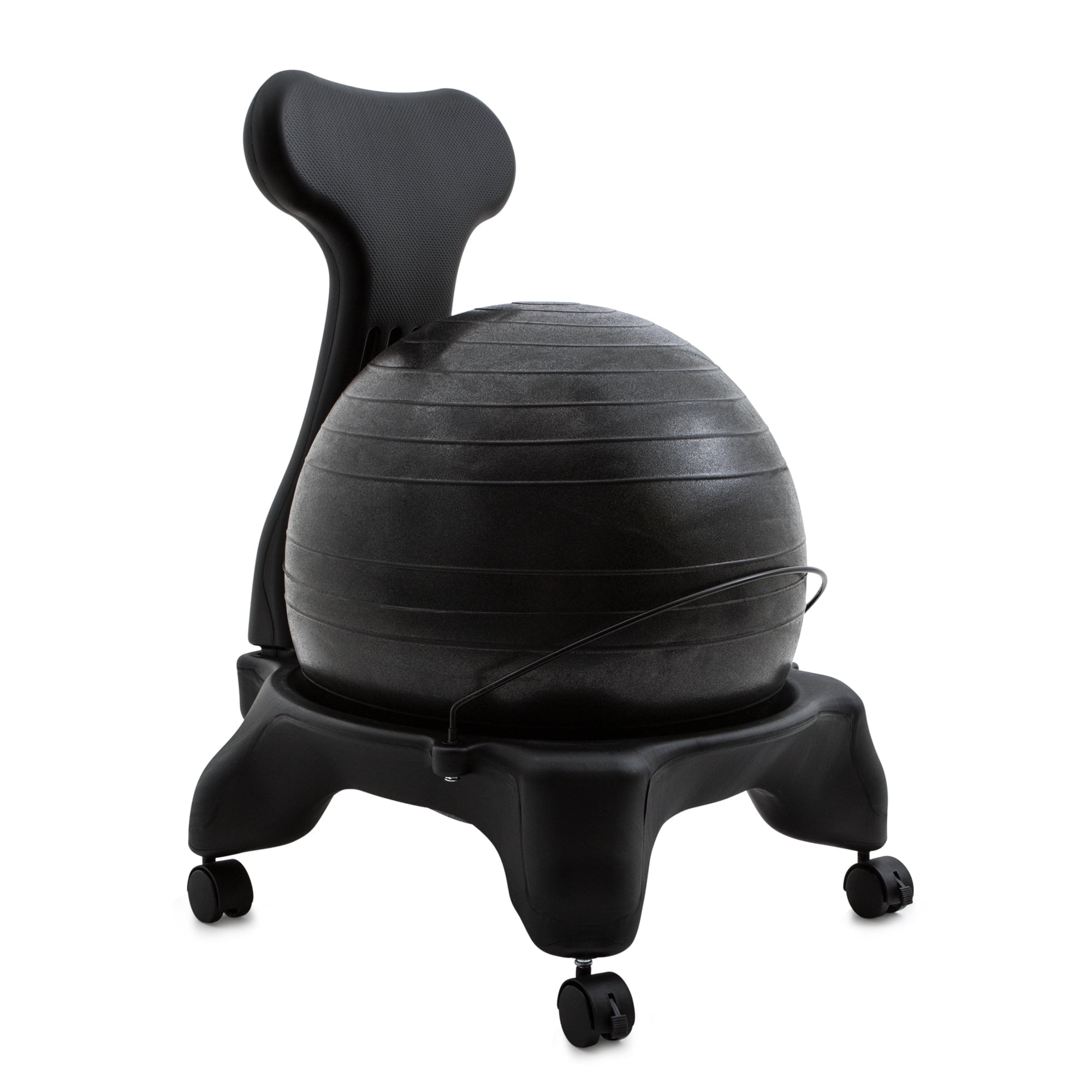 Champion Sports Exercise Ball Chair: FitPro Balance Ball Chair with ...