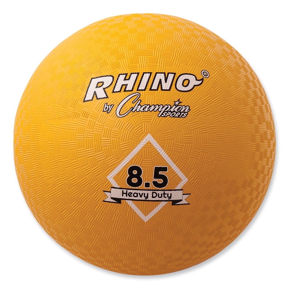 Champion Sports Heavy-Duty Rhino Playground Ball 8.5"D - Two Ply, Nylon ...