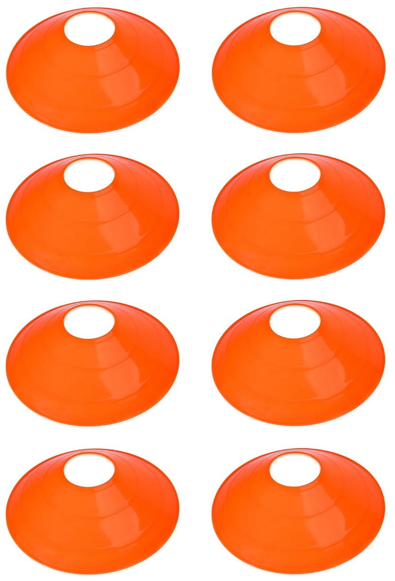 Champion Sports Indoor / Outdoor 7.5" Field Saucer Cones, Set of 8 ...