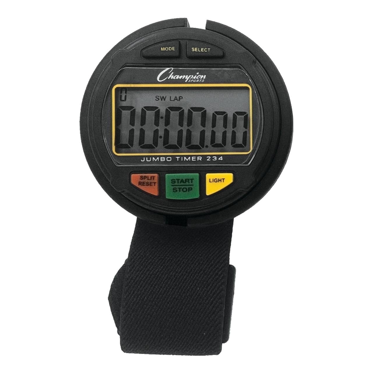 Champion Sports Jumbo Display Watch, Black - Walmart.com