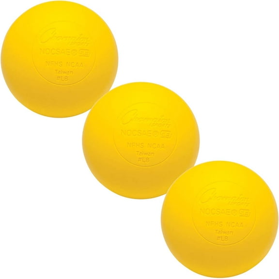 Champion Sports Lacrosse Balls: Official Size Sporting Goods Equipment ...