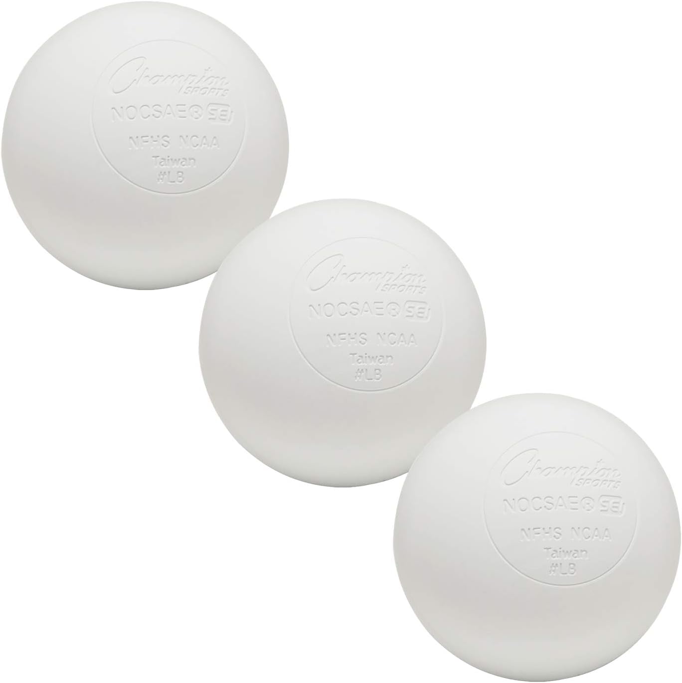 Champion Sports Lacrosse Balls: Official Size Sporting Goods Equipment ...