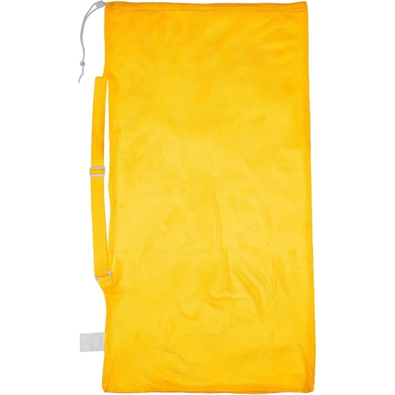 Champion Sports Mesh Sports Equipment Bag- Gold, 24" X 20 ...