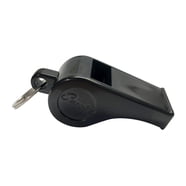 Economy Black Plastic Whistle Pack Dozen - Walmart.com