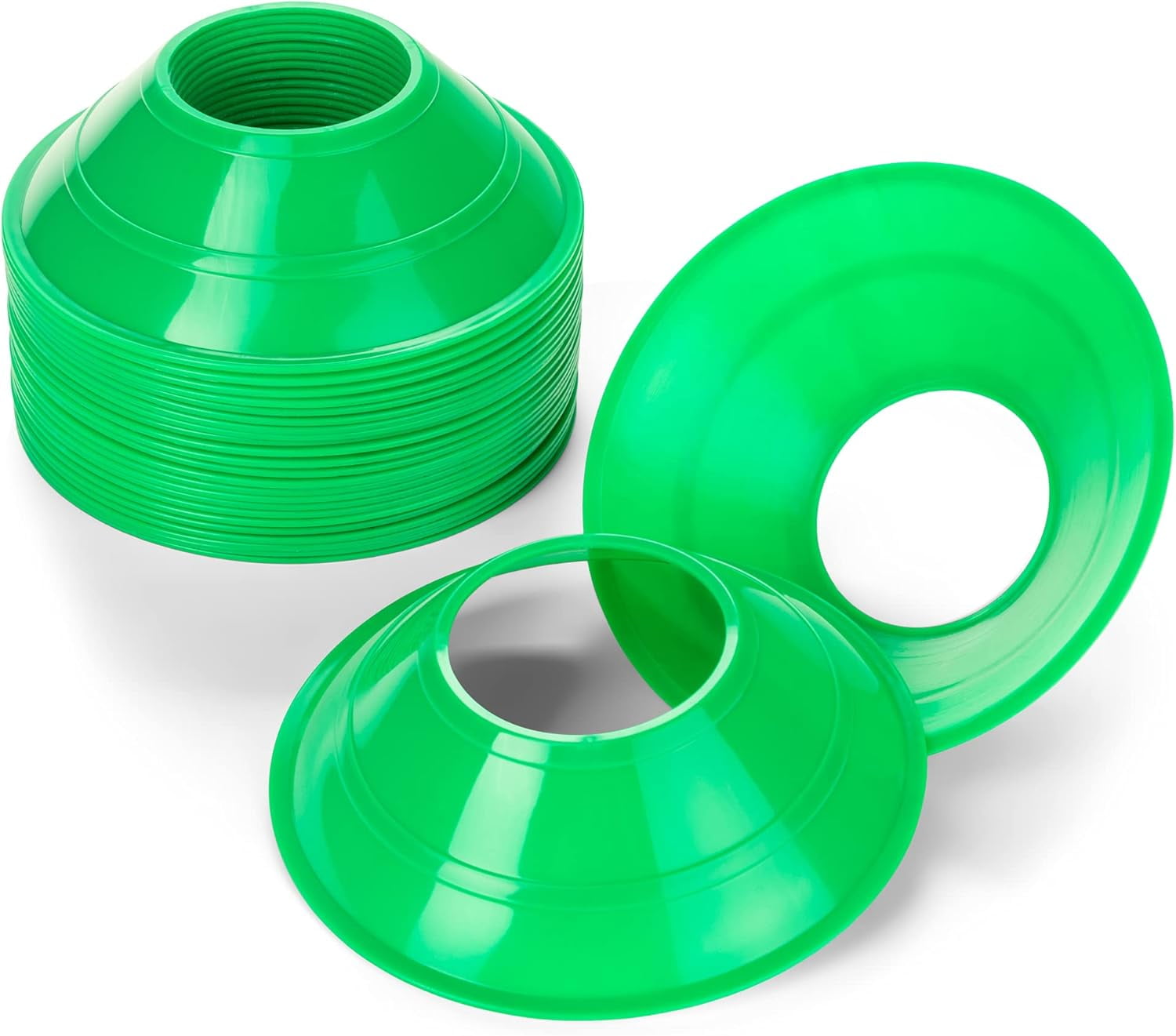 Champion Sports Mini Neon Field Cones for Sports Athletics, Pack of 25 ...