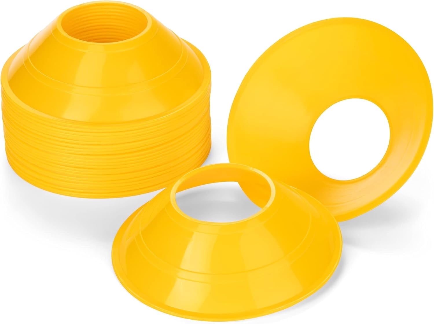 Champion Sports Mini Neon Field Cones for Sports Athletics, Pack of 25 ...