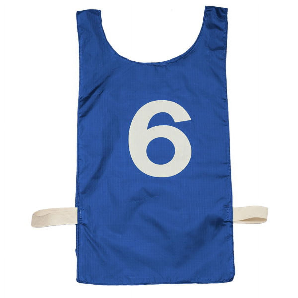 Champion Sports Numbered Heavyweight Nylon Pinnie Blue - Walmart.com