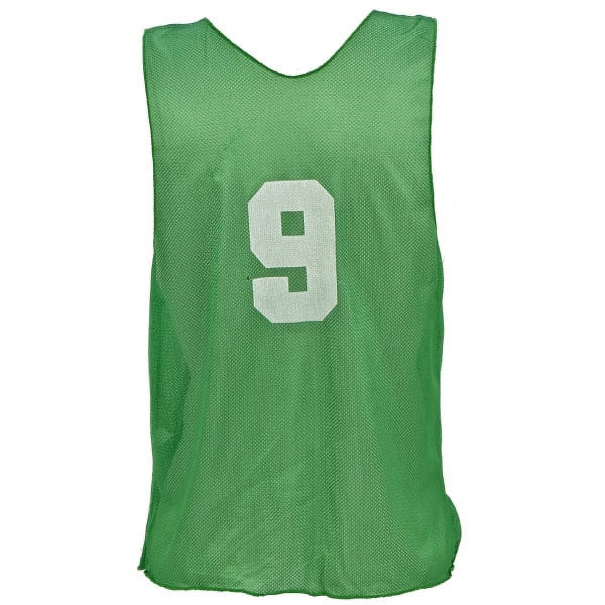 Champion Sports Mesh Practice Vest, Pack of 12, Solid and Numbered ...