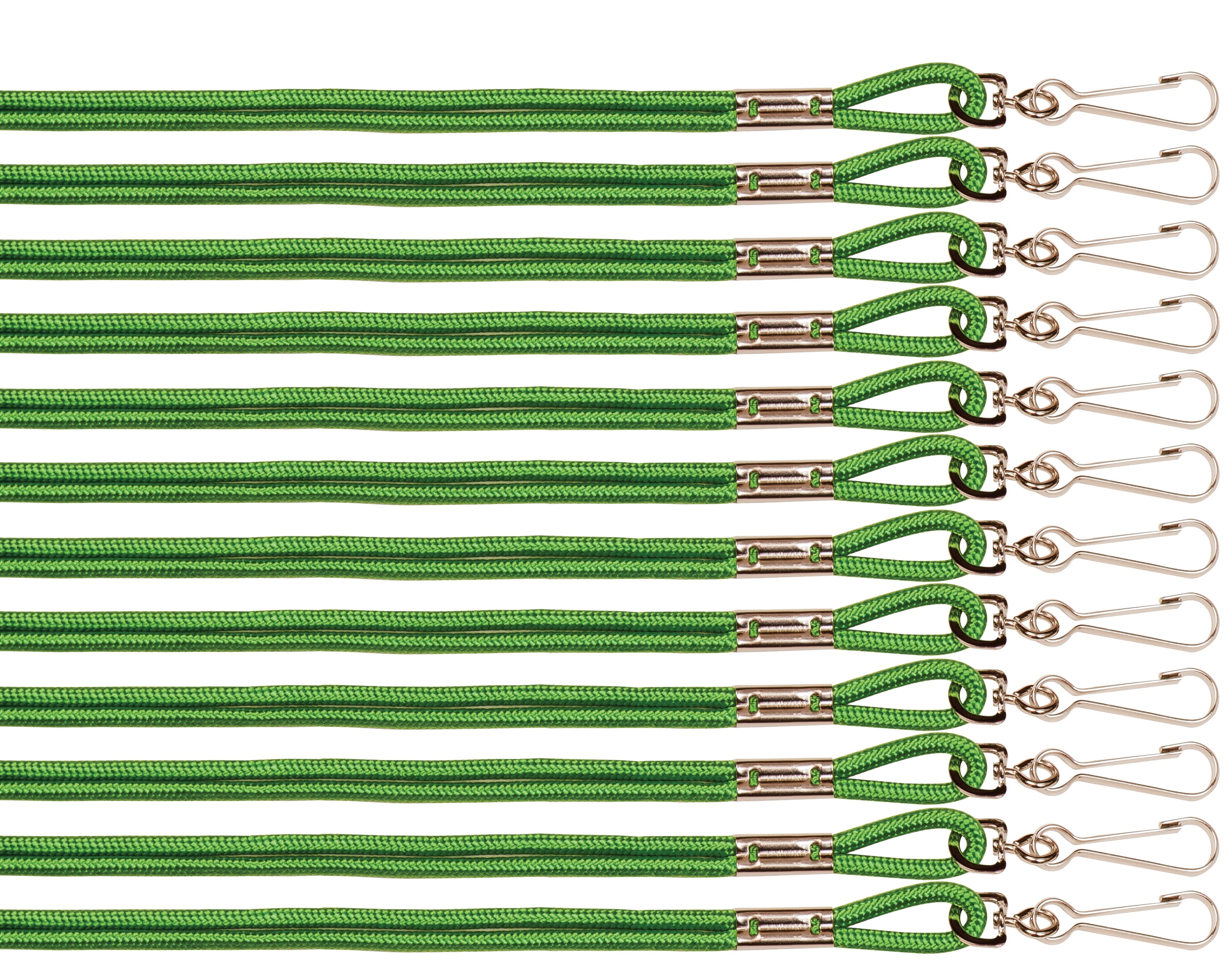 Champion Sports Nylon Lanyards with J-Hook Clip, Green, 22 Inch ...