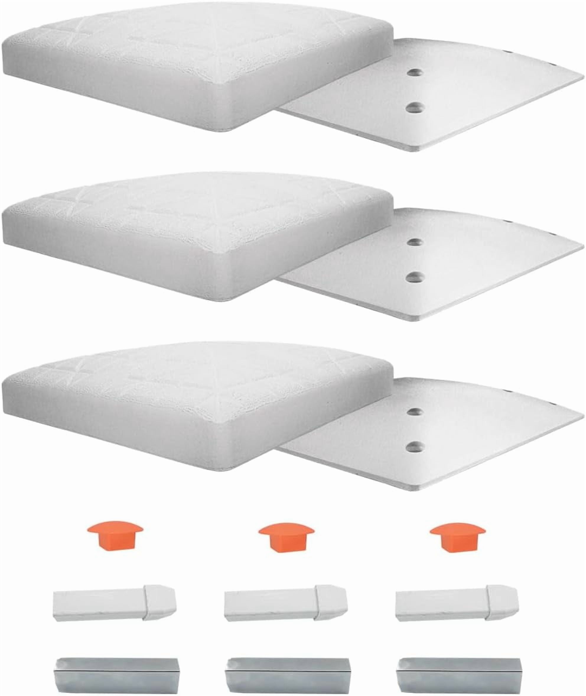 Champion Sports Official Size Safety Breakaway Baseball Base Set ...