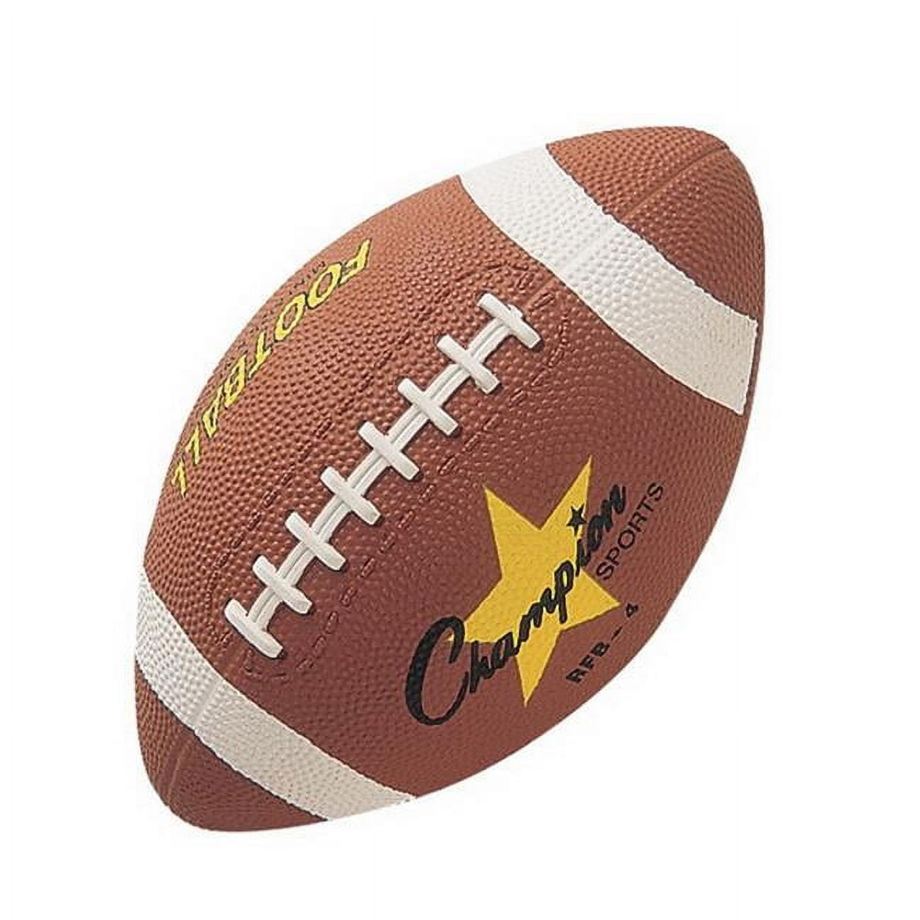 Champion Sports Pee Wee Size Rubber Football - Walmart.com