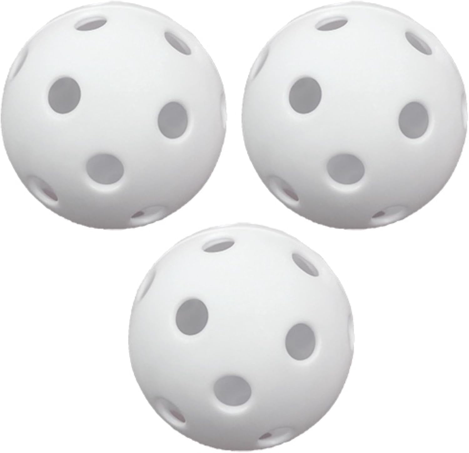 Champion Sports Plastic Golf Balls, 12 Pack, White, Hollow, Durable ...