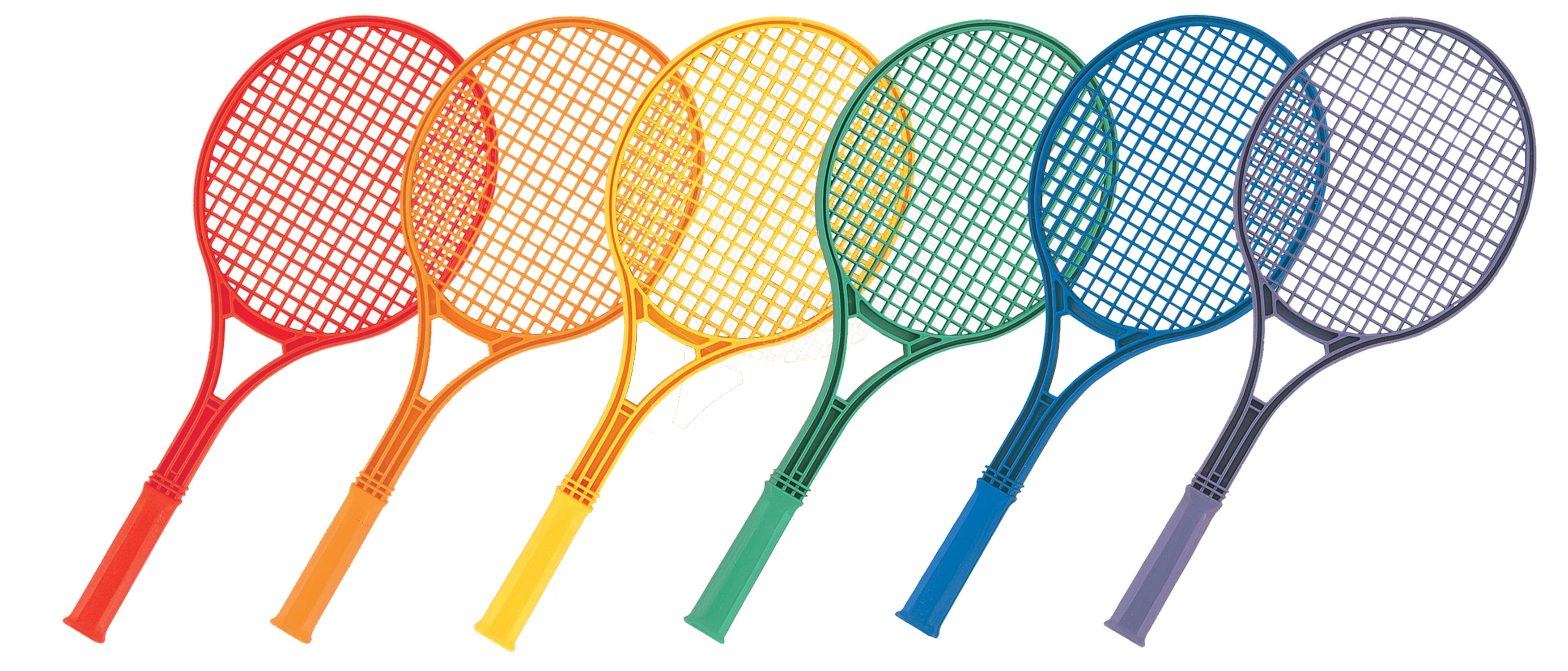 Champion Sports 21-Inch Plastic Tennis Racquet Set Assorted Colors ...