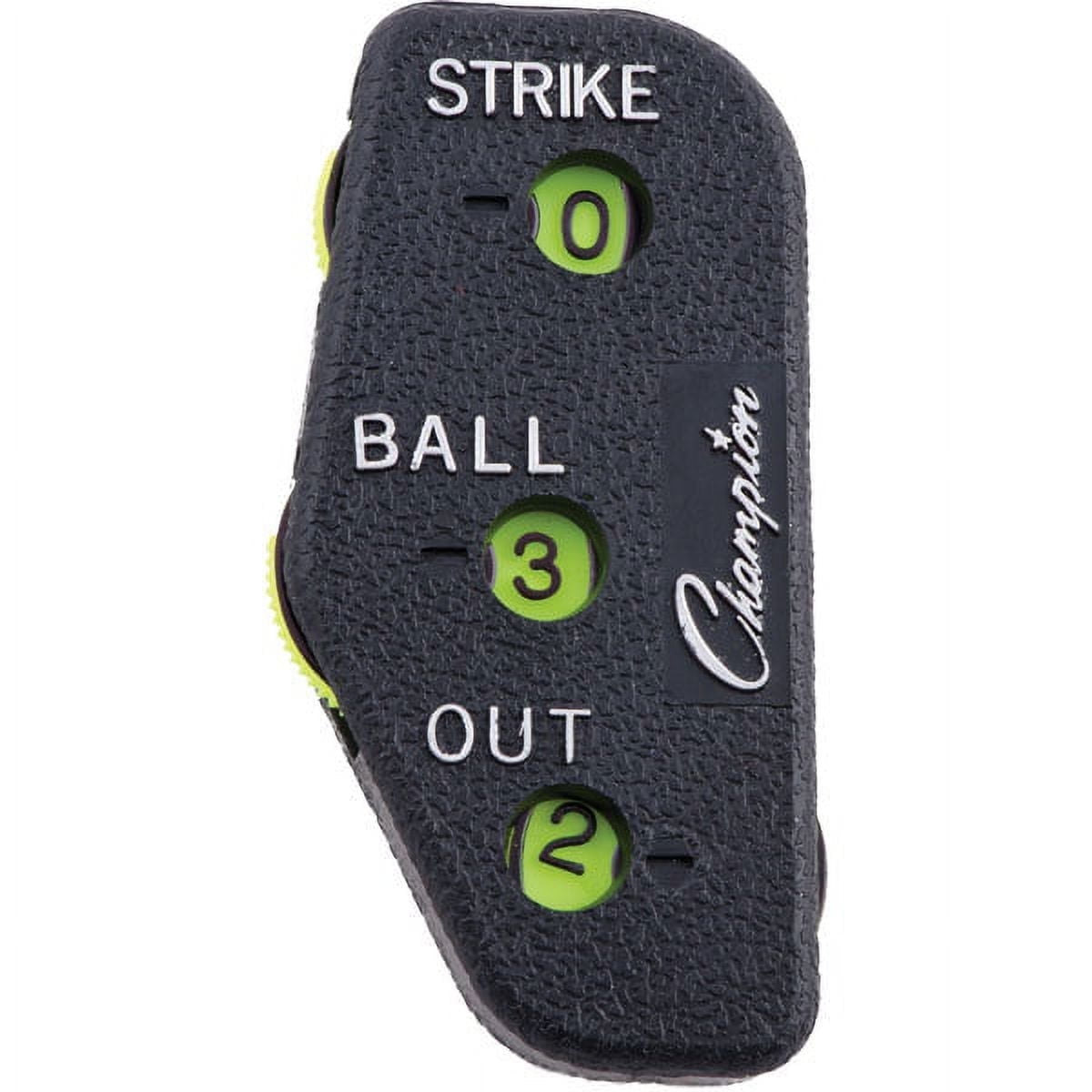 Champion Sports 3 Wheel Plastic Baseball Umpire Count Indicator ...