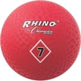 Champion Sports Playground Ball, 7", Red, nylon-wound construction ...