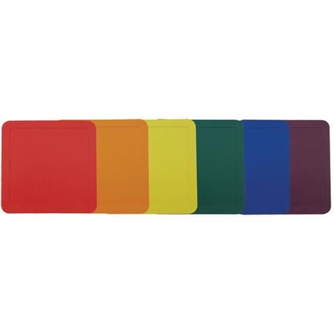 Champion Sports Poly Base Marker Set - Multicolor - Set of 6 - Walmart.com