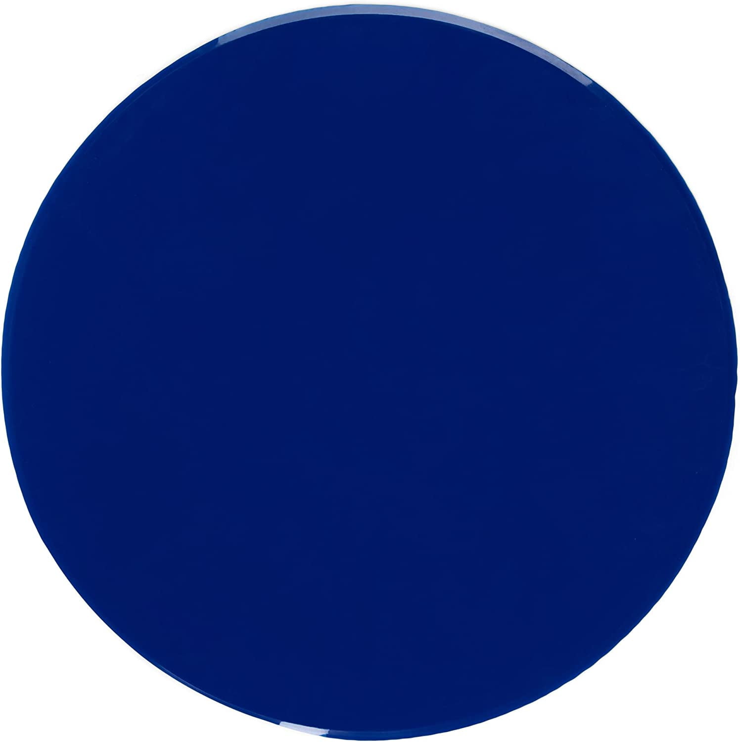 Champion Sports Round Non-Skid Poly Spot Marker Blue, Training Station ...