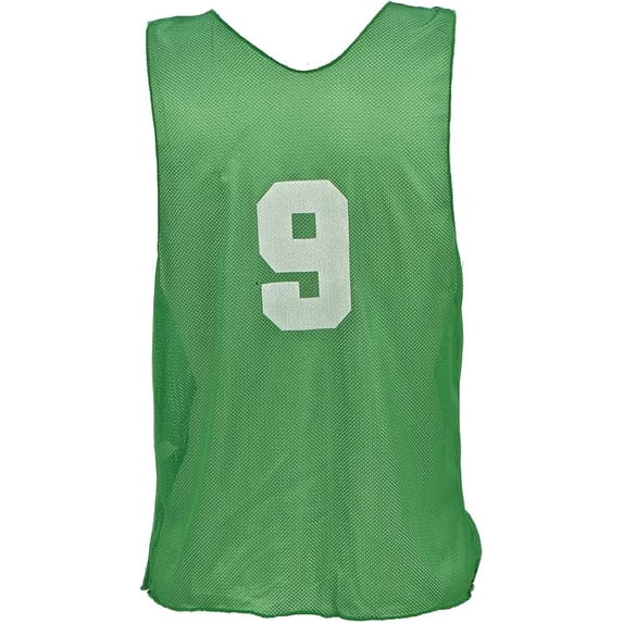 Champion Sports Mesh Practice Vest, Pack of 12, Solid and Numbered ...