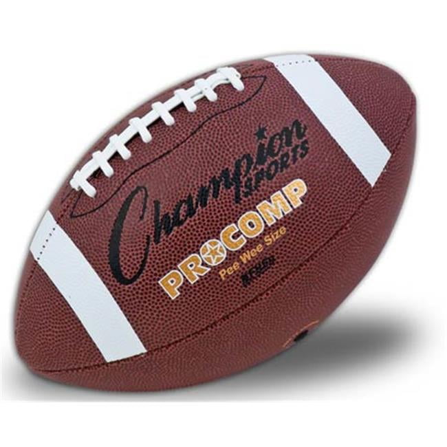Champion Sports Pro Composite Series Pee Wee Size Football - Walmart.com