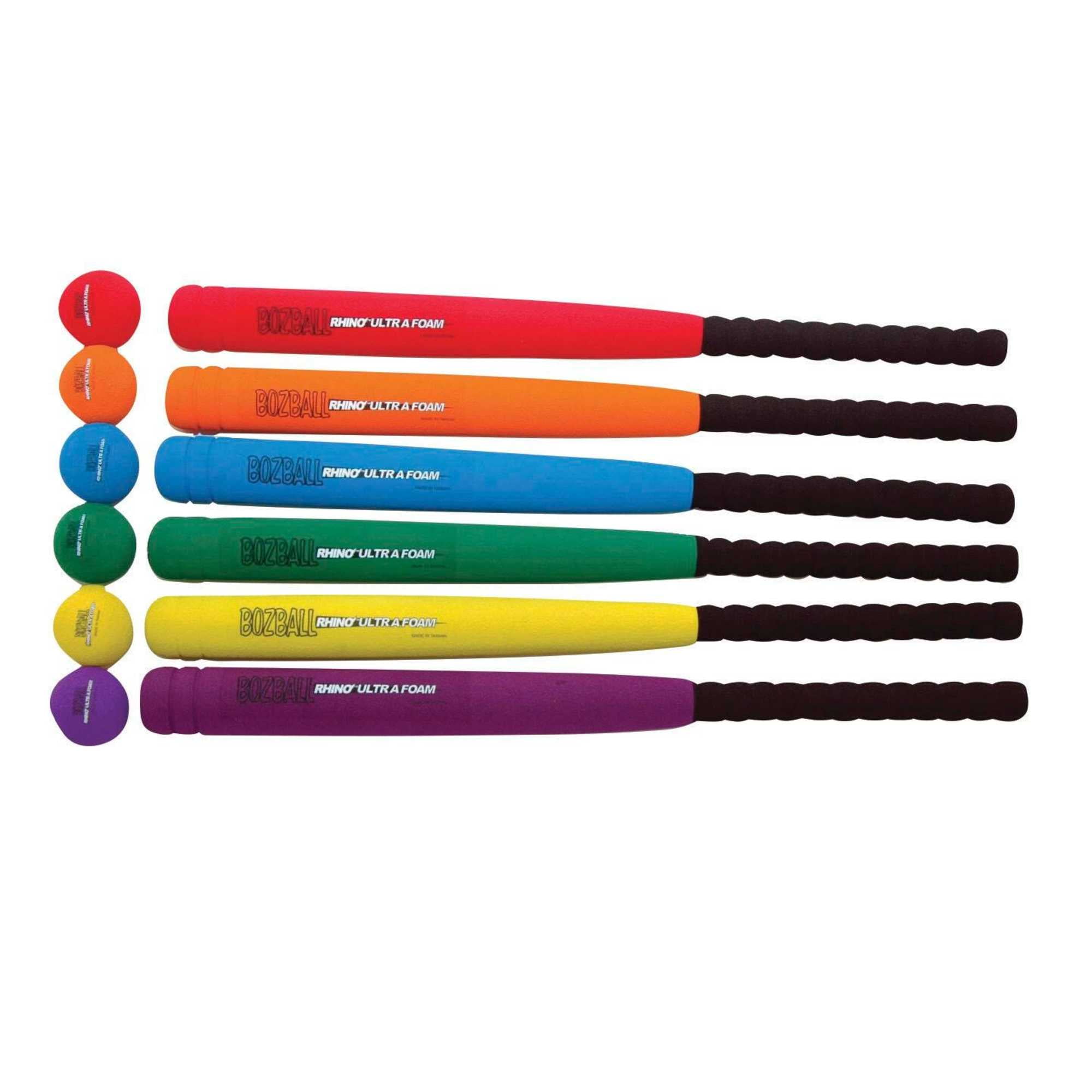 Champion Sports Rhino Ultra Foam Bat and Ball Set, Assorted - Walmart.com