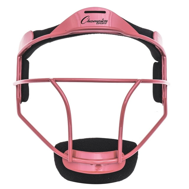 Champion Sports Kids Softball Guard Shield Face Mask, Youth Size, Pink ...