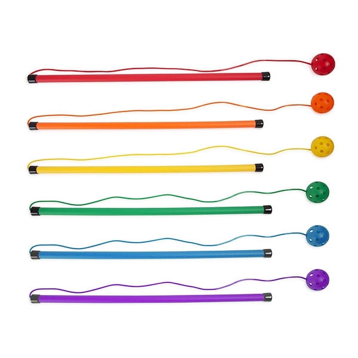 Champion Sports Twirl and Jump Set: Rainbow 6 Pack Skip Hop Jump Rope ...