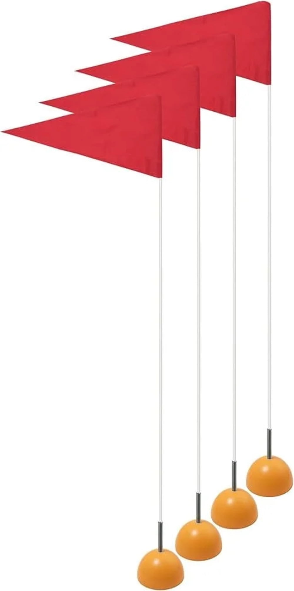 Champion Sports Indoor/Outdoor Spring Loaded Soccer Corner Flags Multi ...