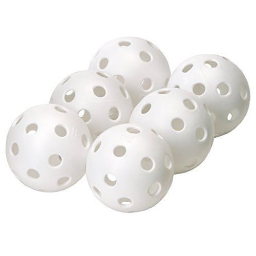 Champion Sports White Plastic 12" Softballs Training Practice Balls ...