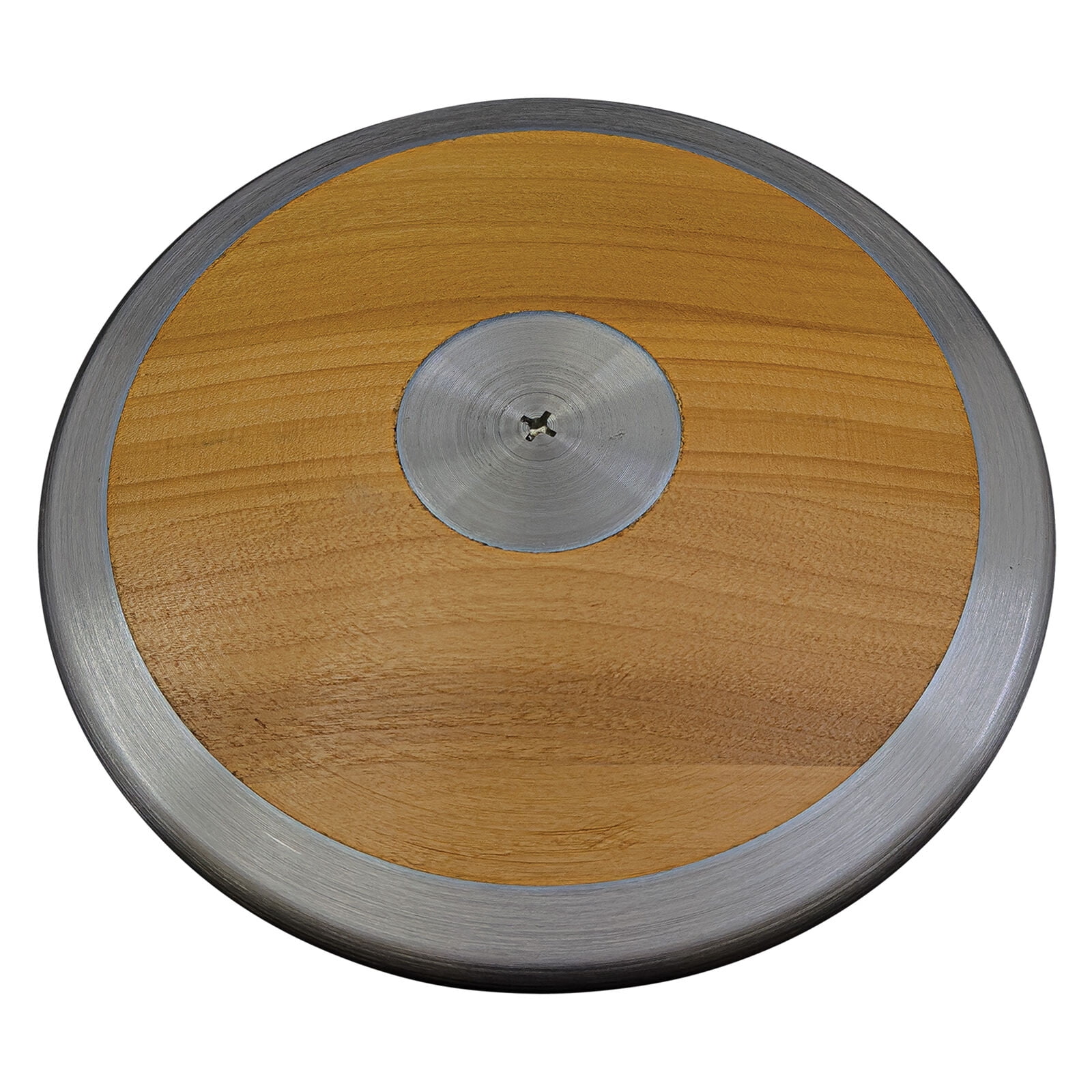 Champion Sports, Wood Practice Discus, 1.0 kg, Brown Silver - Walmart.com