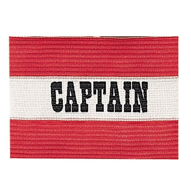 Champion Sports Youth Captain Arm Band, Red & White - Walmart Business ...