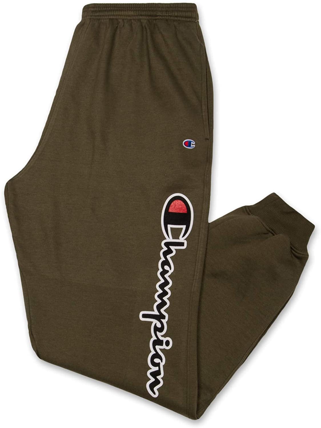 Champion Sweatpants for Men Big and Tall Cotton Fleece Jogger ...